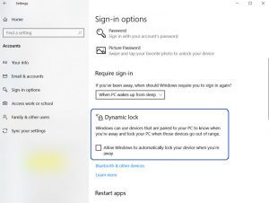 What is Windows 10 dynamic lock and how to setup the feature?