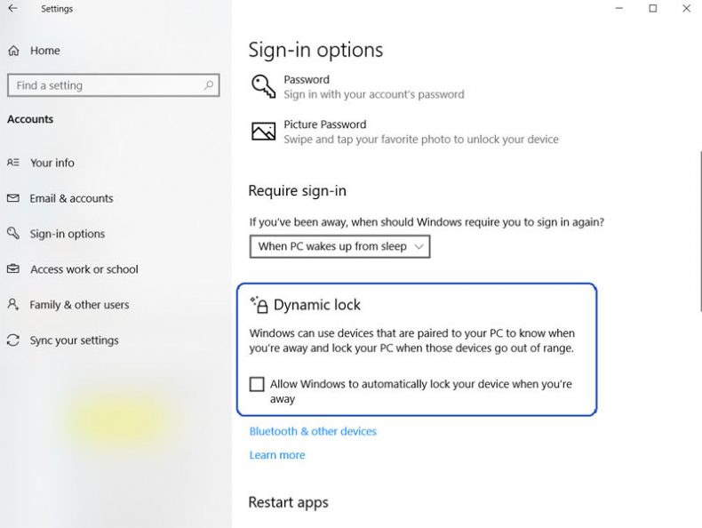 What is Windows 10 dynamic lock and how to setup the feature? What is Windows 10 dynamic lock and how to setup the feature?