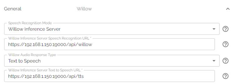Private AI Assistant with Willow and a Local Large Language Model