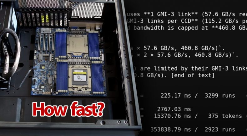How Fast Can You Run DeepSeek V3 LLM Model with Dual EPYC Processors and 768GB DDR5 at 24 ...