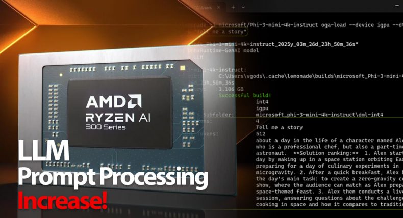 AMD Targets Faster Local LLMs: Ryzen AI 300 Hybrid NPU+iGPU Approach Aims to Accelerate Prompt ...